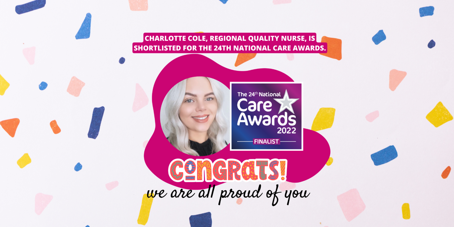 Charlotte Cole, Regional Quality Nurse, is shortlisted for the 24th ...